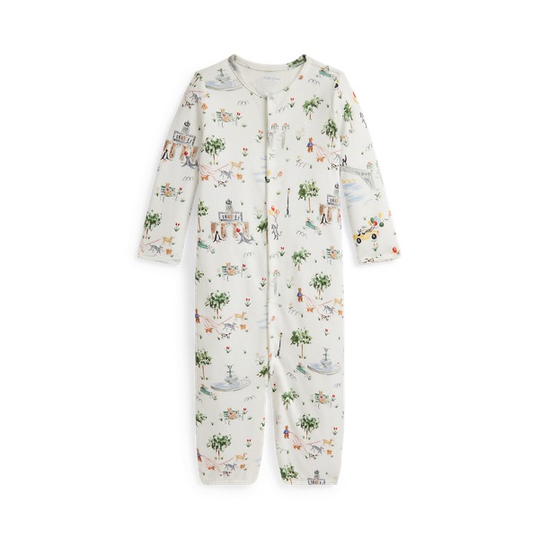 RL Baby x Riley Sheehey Gown-Coverall for Baby Boy | Ralph Lauren® CO