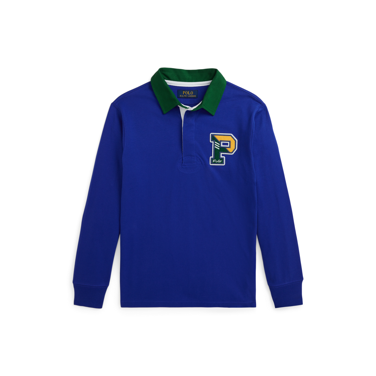 Cotton Jersey Letterman Rugby Shirt