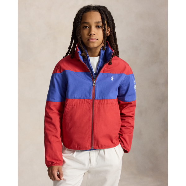Logo Packable Hooded Jacket for Boys | Ralph Lauren® FR