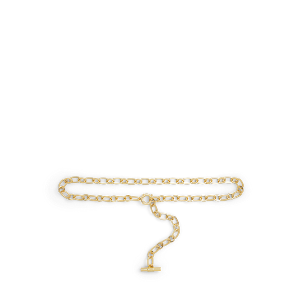 Brass-Finished Toggle Chain Belt for Women | Ralph Lauren® UK