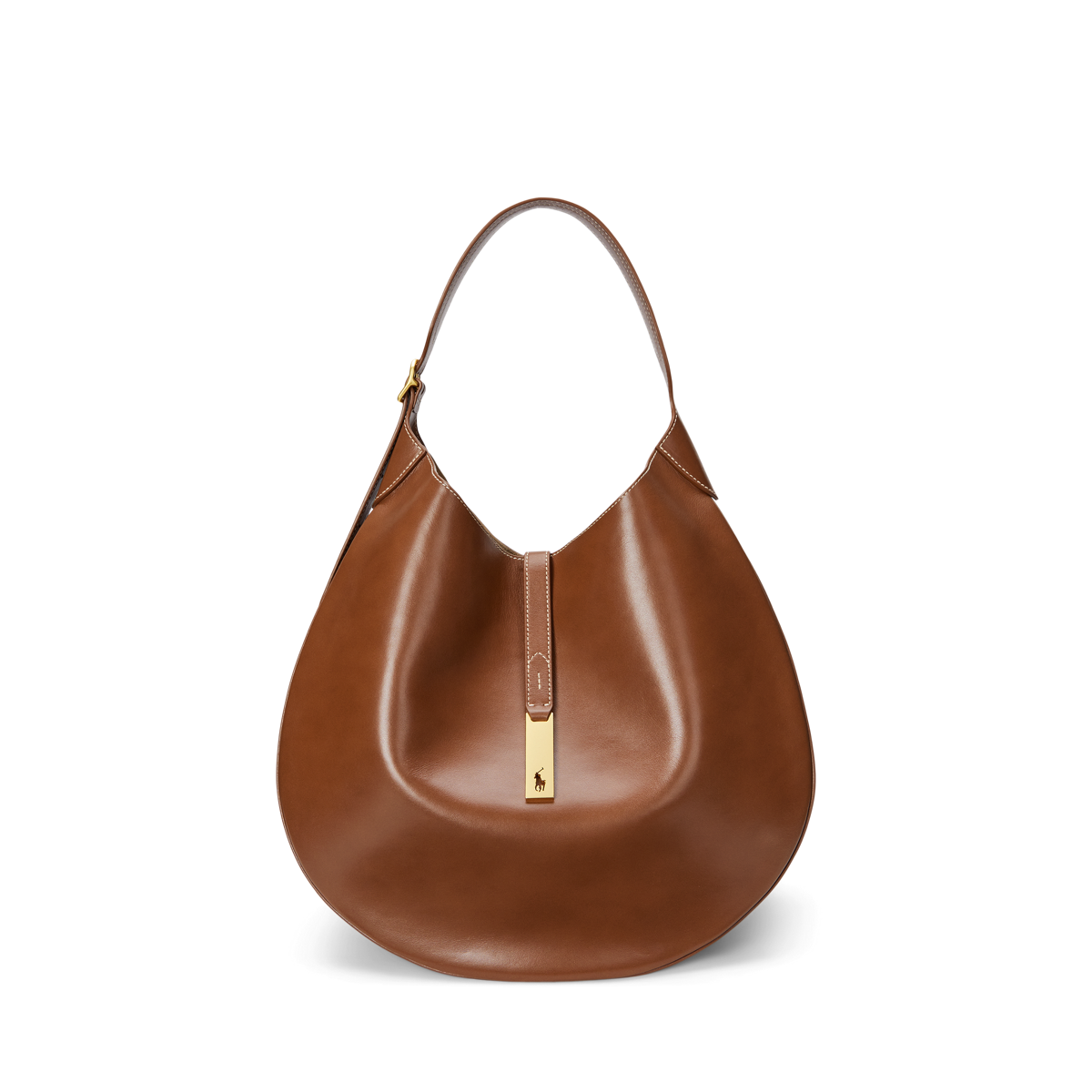 Polo ID Large Calfskin Shoulder Bag