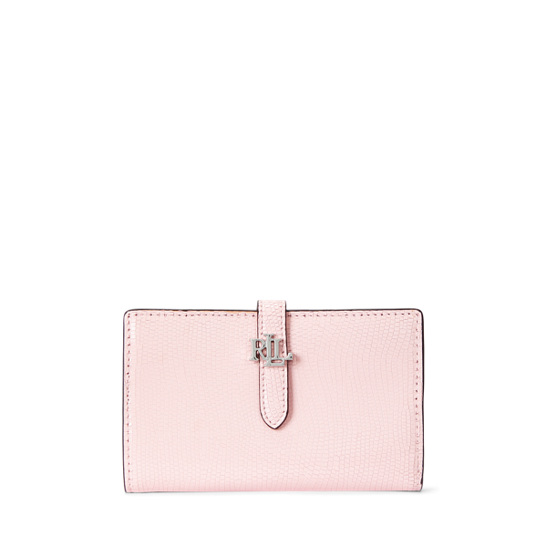 Lizard-Embossed Leather Wallet