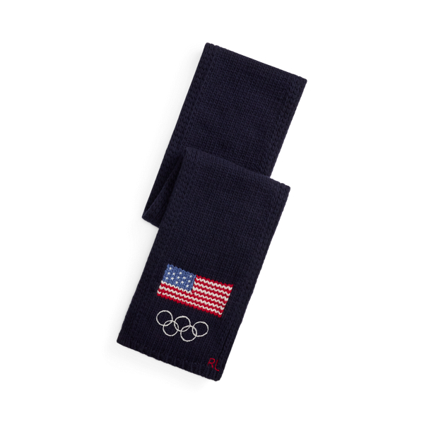 Team USA Flag Wool Scarf