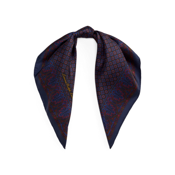 Foulard-Print Silk Square Scarf for Women | Ralph Lauren® FR
