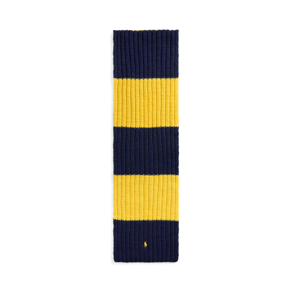 Rib-Knit Wool Rugby Scarf for Women | Ralph Lauren® CL