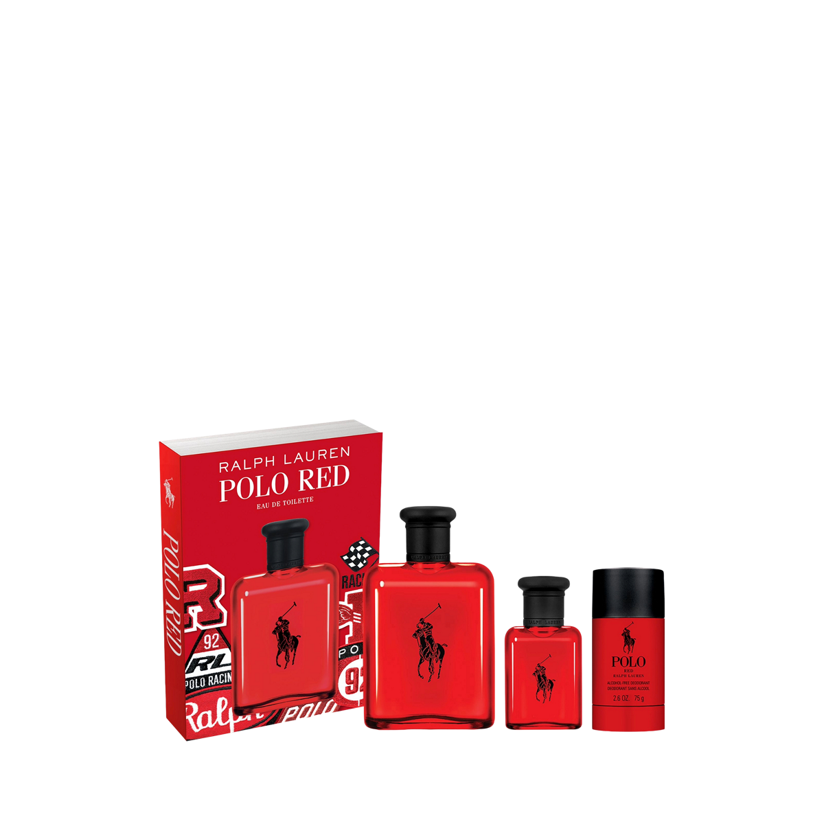 Polo Red 3-Piece Gift Set