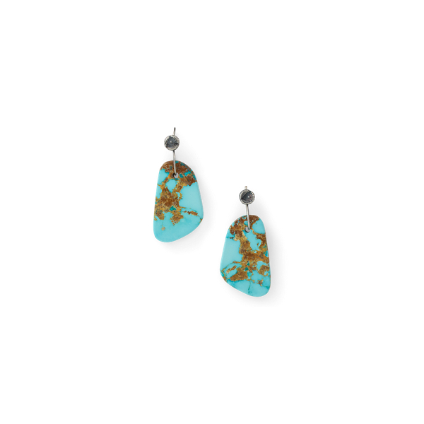 Piki Wadsworth Large Turquoise Earrings