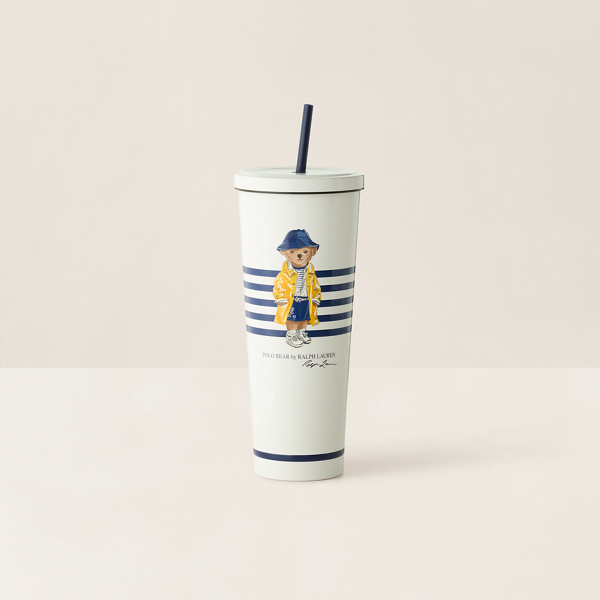 Polo Bear Iced Beverage Cup & Straw