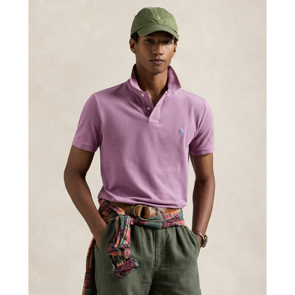 Classic Fit Indigo Mesh Polo Shirt | Ralph Lauren® Australia