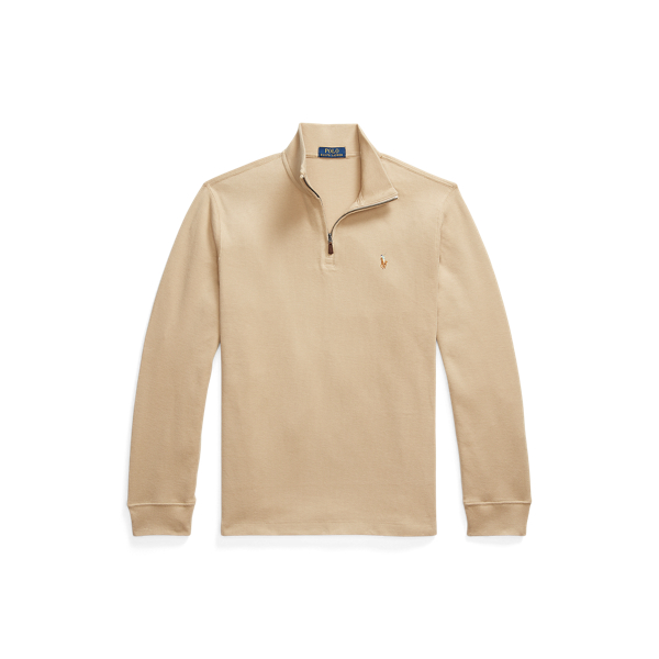 Camisola canelada com fecho-éclair curto para homen | Ralph Lauren® PT