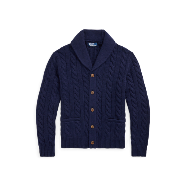 Cardigan a trecce in lana e cashmere da uomo | Ralph Lauren® IT