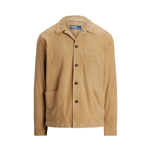 Veste utilitaire en daim pour homme | Ralph Lauren® BE