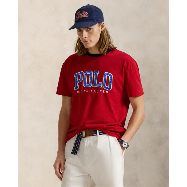 Classic Fit Letterman-Logo T-Shirt