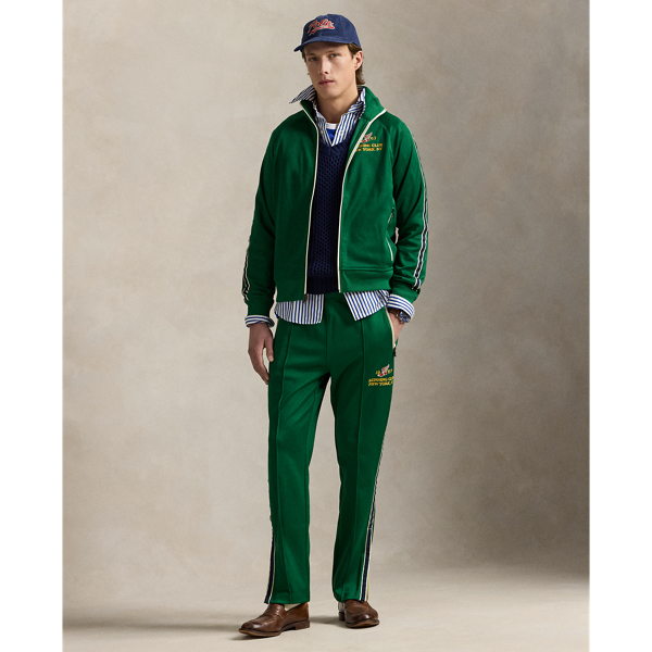 Embroidered Plaited Tricot Track Trouser for Men | Ralph Lauren® UK