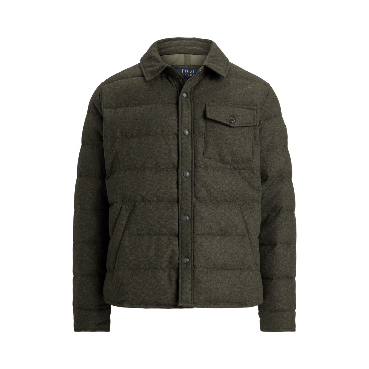 Herringbone Down Shirt Jacket