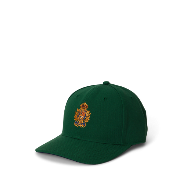Crest-Embroidered Twill Ball Cap for Men | Ralph Lauren® GF