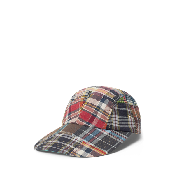 Long-Bill Patchwork Madras Cap for Men | Ralph Lauren® CO