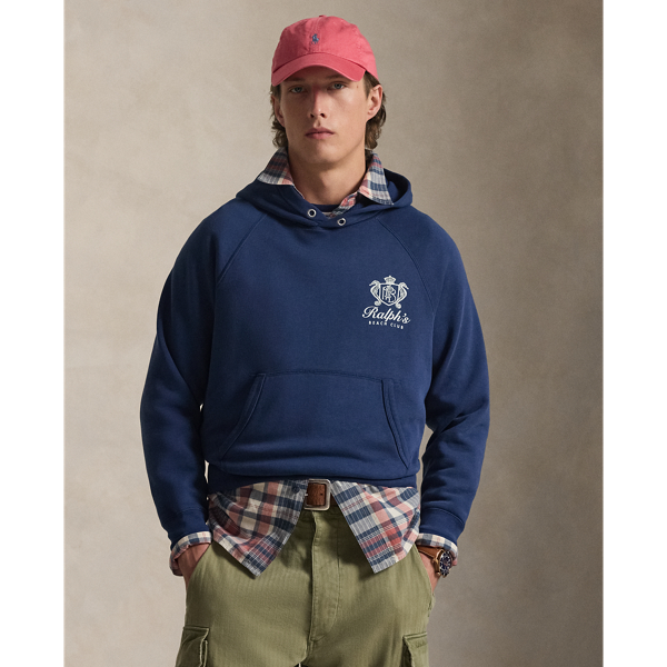 Vintage Fit Fleece Graphic Hoodie for Men | Ralph Lauren® FR