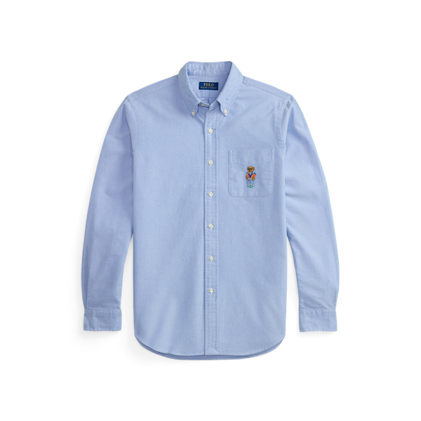 Custom Fit Polo Bear Oxford Shirt for Men | Ralph Lauren® GP