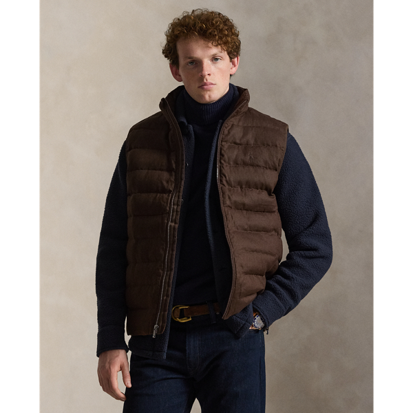 The Colden Linen Gilet for Men | Ralph Lauren® UK
