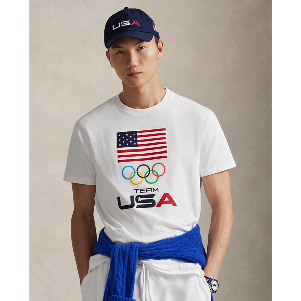 Team USA Jersey Graphic T-Shirt for Men | Ralph Lauren® CZ