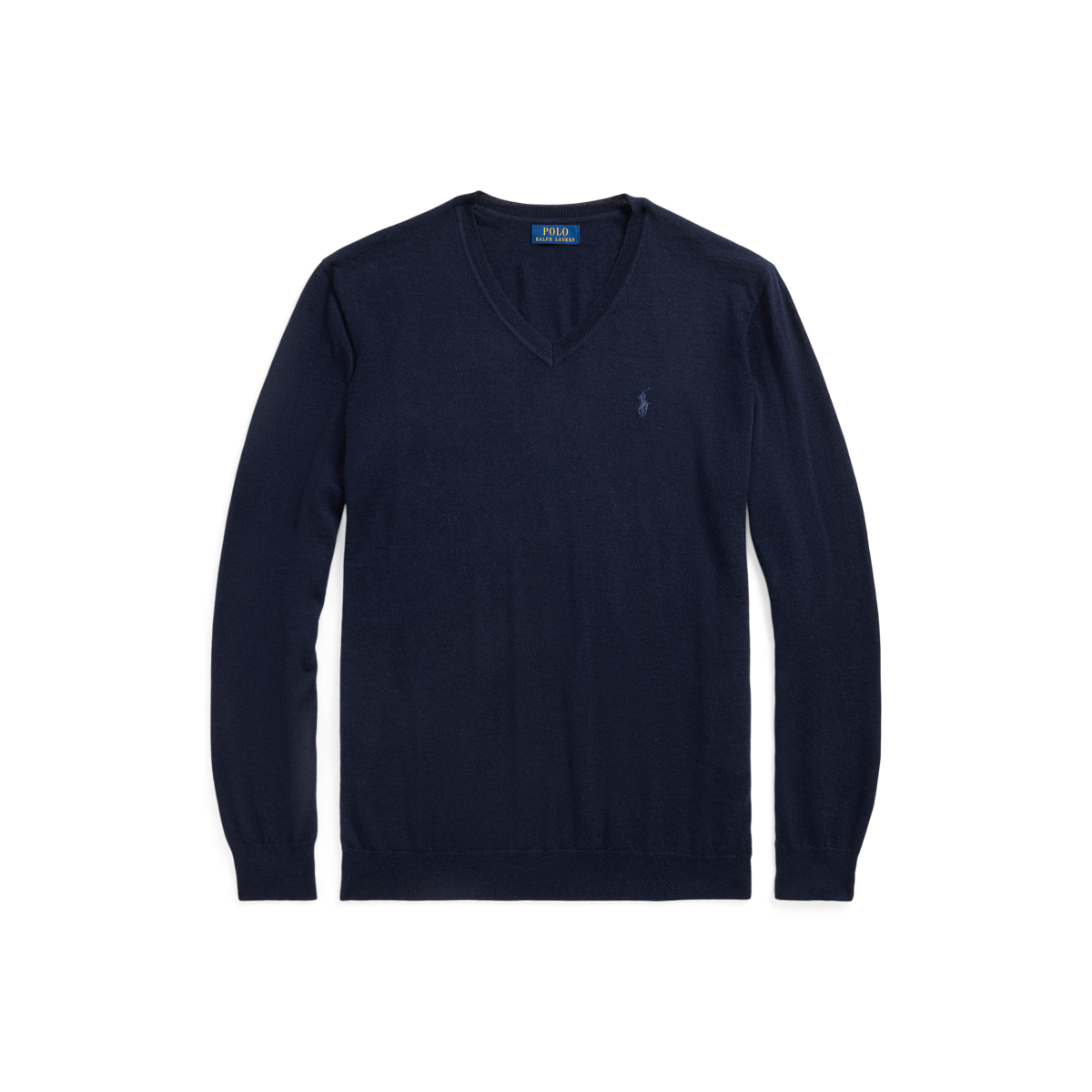 Washable Wool V-Neck Sweater