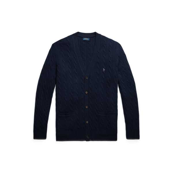 Cardigan a trecce in lana e cashmere da uomo | Ralph Lauren® IT