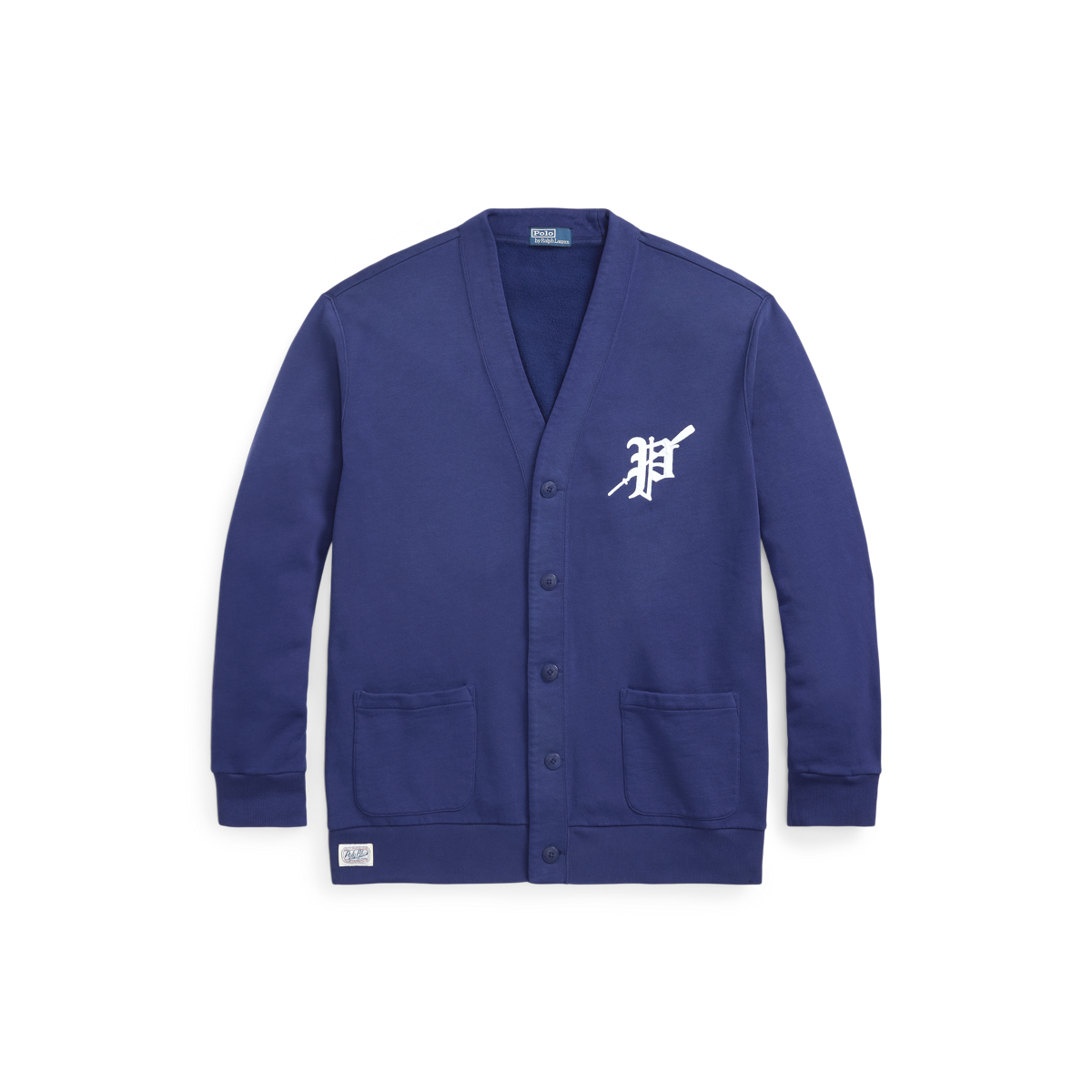 Rowing-Patch Fleece Cardigan