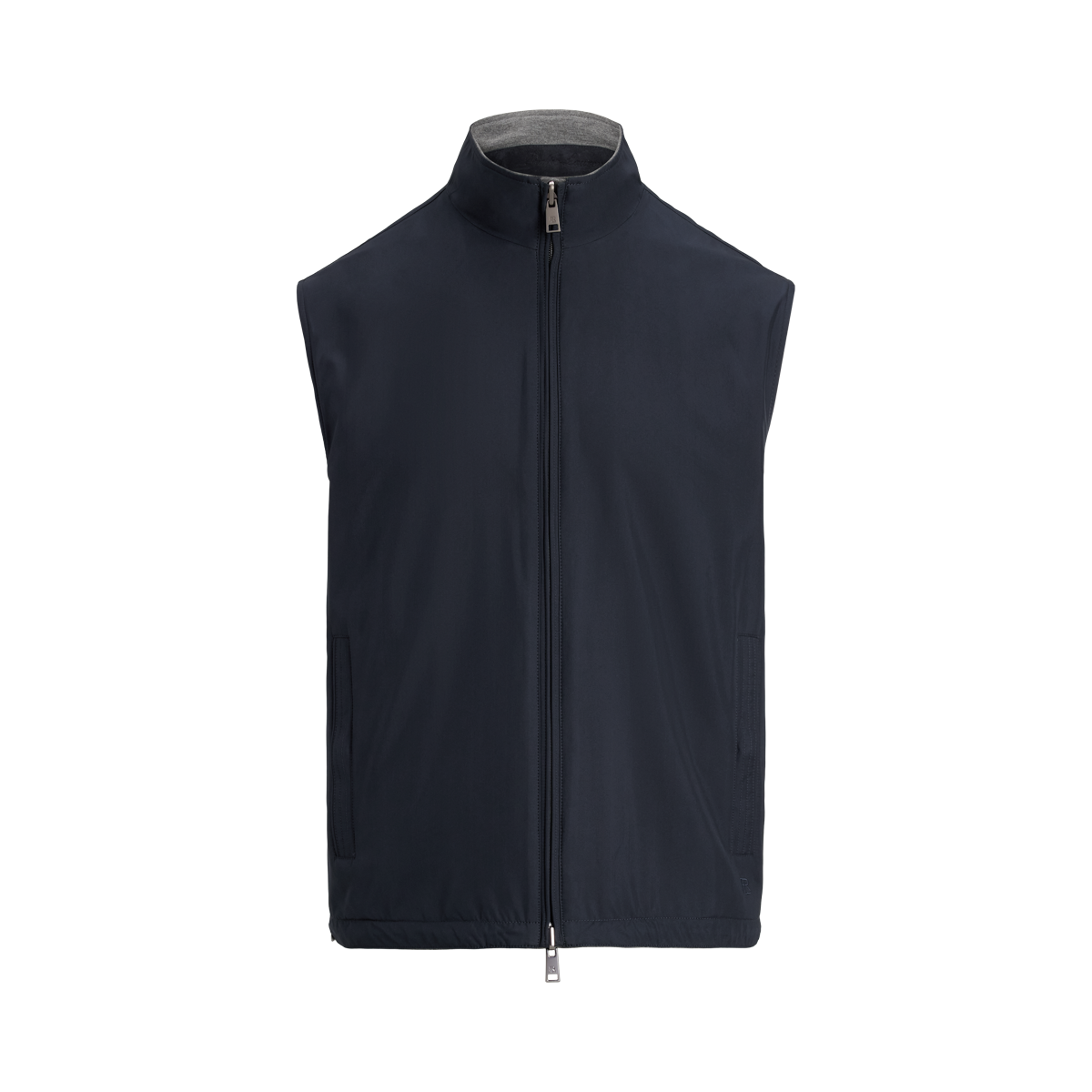 Reversible Knit-Woven Silk Vest