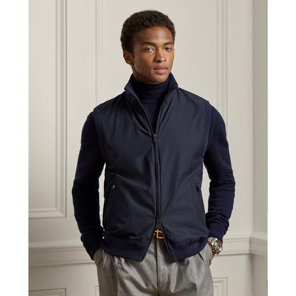 Hybrid Full-Zip Sweater Vest