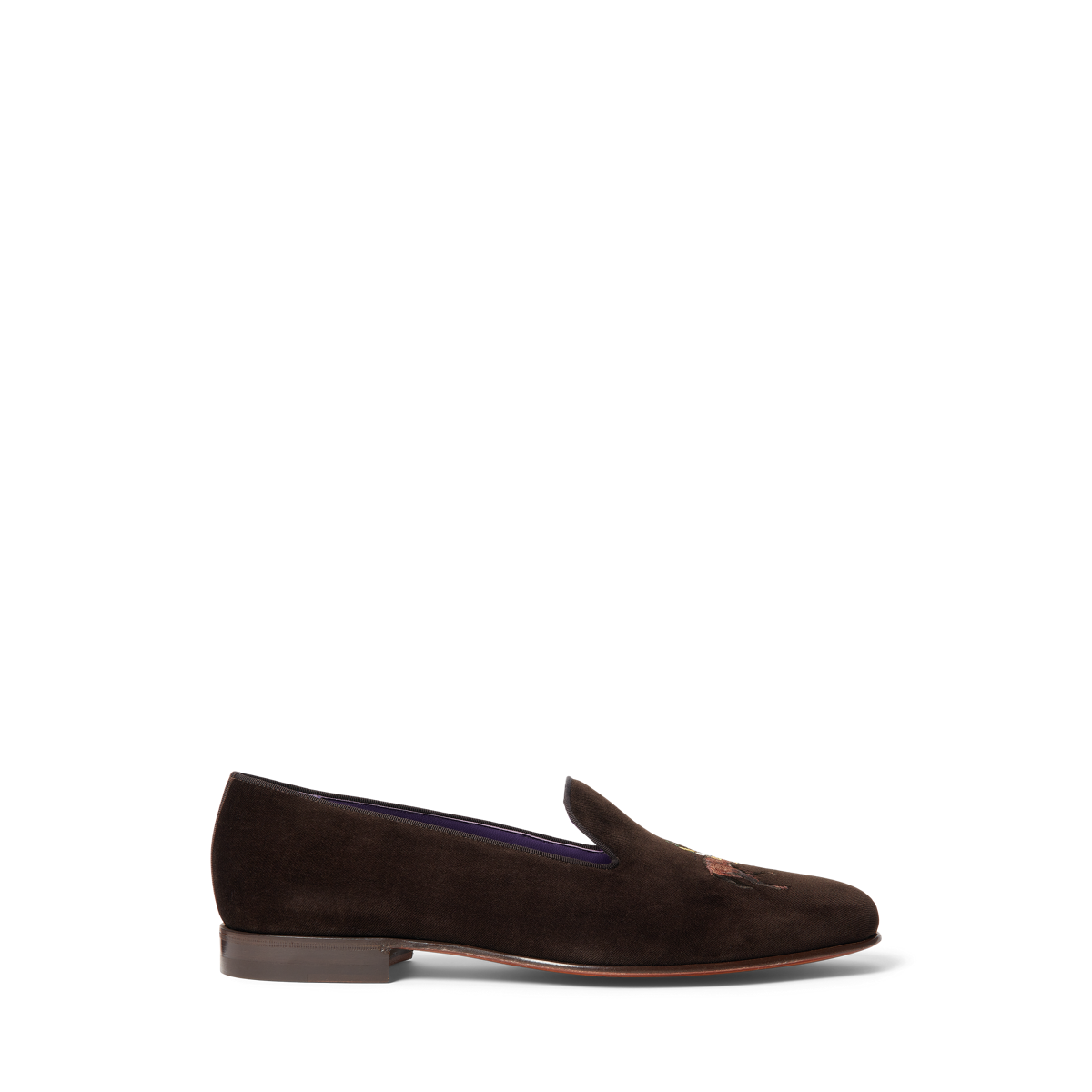 Alonzo Standing Horse Velvet Slipper