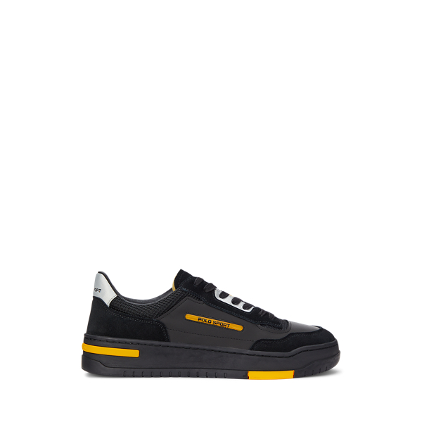 PS300 Leather-Panelled Trainer for Men | Ralph Lauren® UK