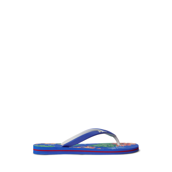 Bolt Tropical-Print Flip-Flop